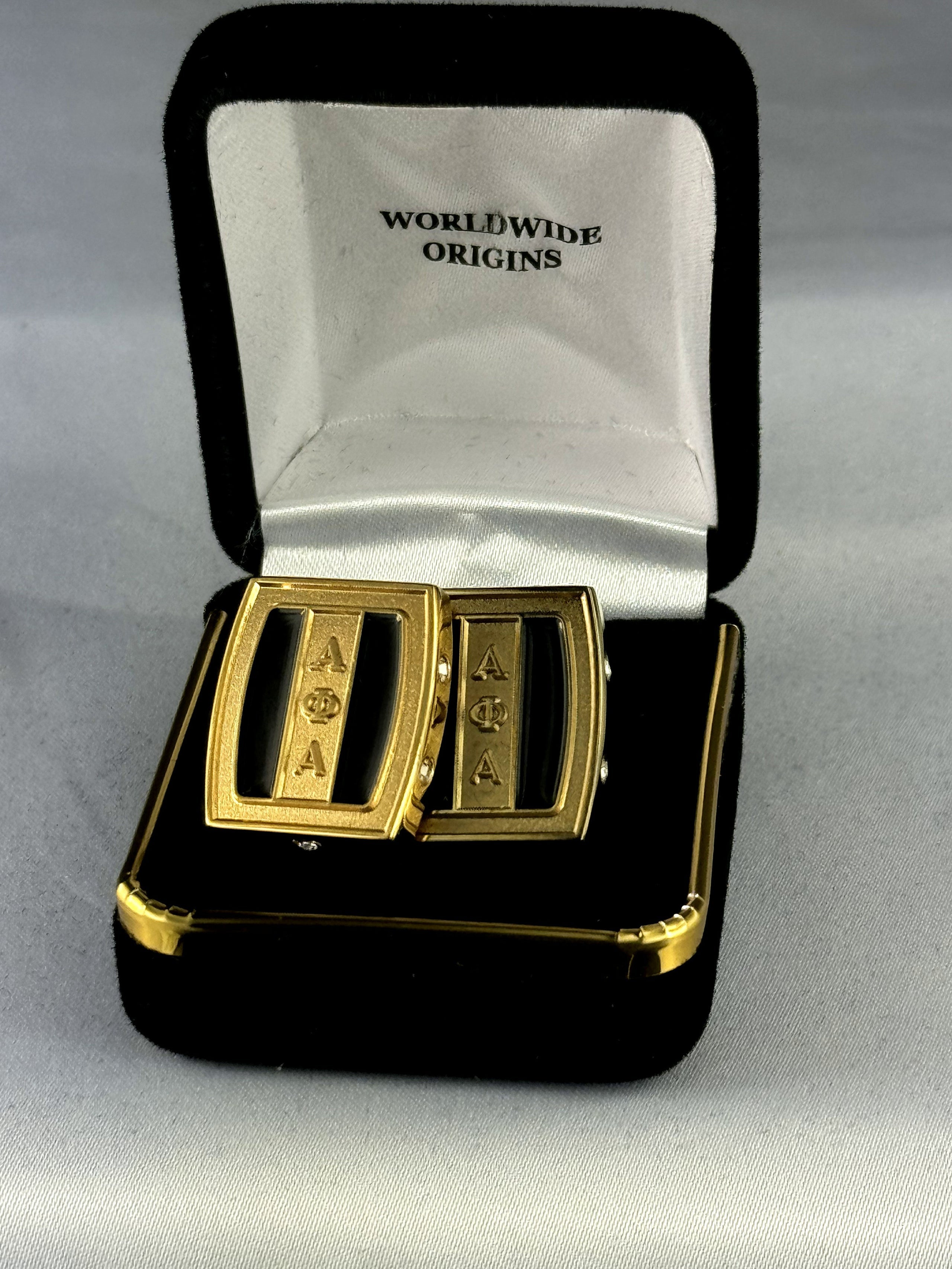 Discover the Distinctiveness of Alpha 3 Letter Monarch Cuff Links at ...