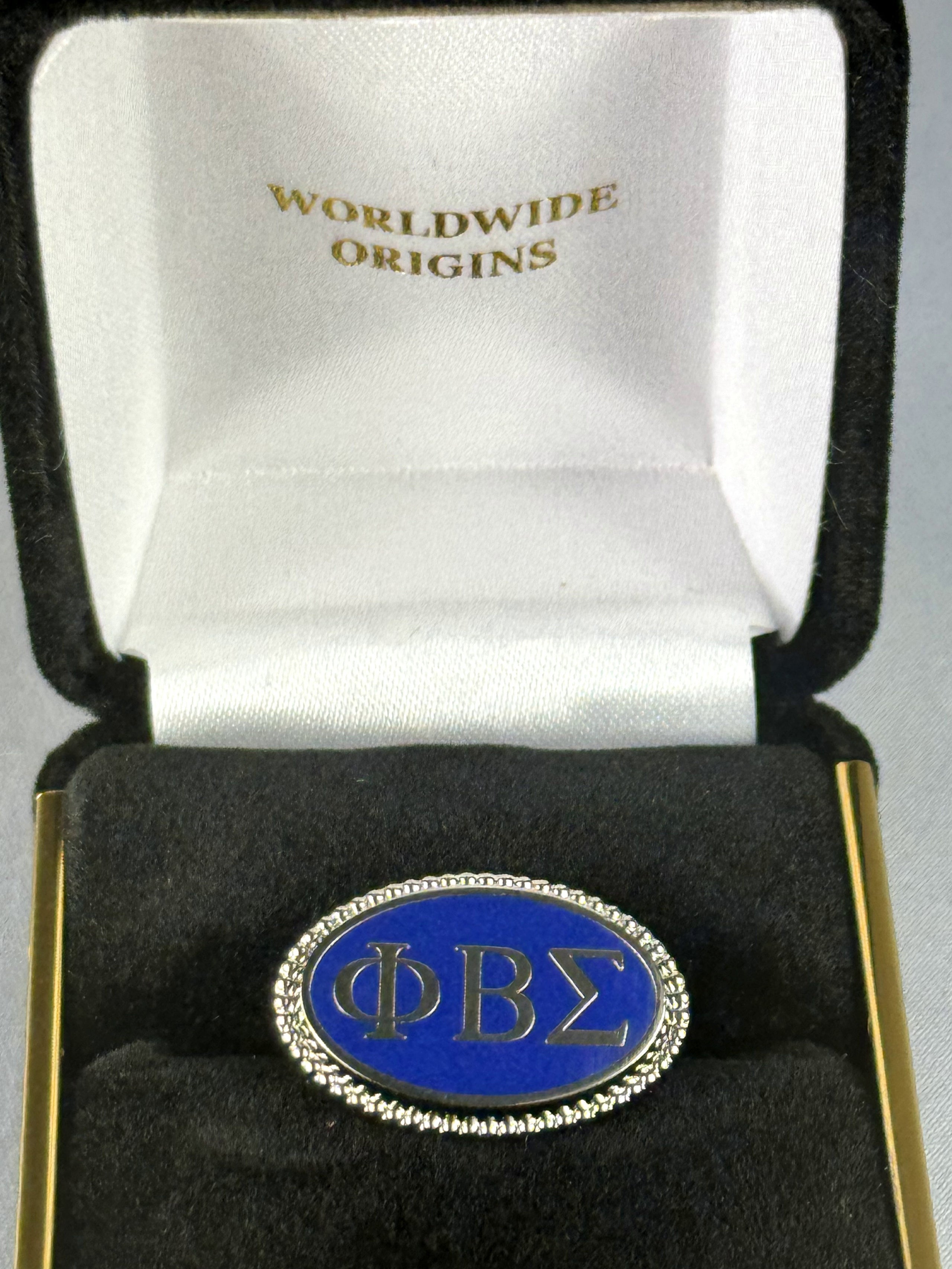 Pbs 3 Letter Blue Textured Lapel Pin – Worldwide Origins