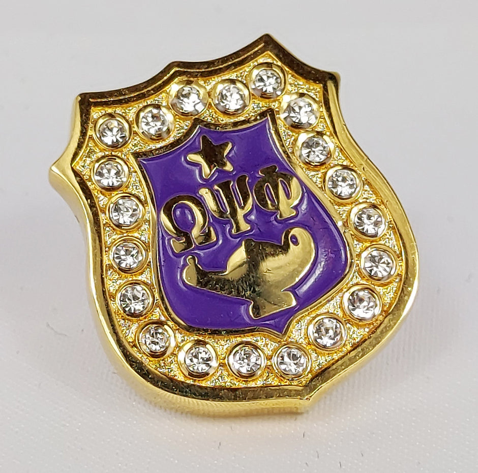 Omega psi Phi Life Member Lapel pins - Worldwide Origins